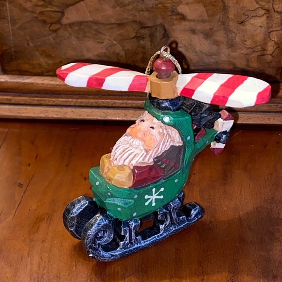 David Frykman | Holiday | Vintage David Frykman Folk Santa Helicopter ...
